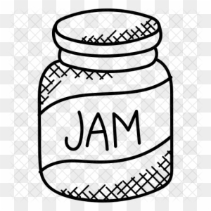 Jam Bottle Icon - Jam Bottle Drawing - Free Transparent PNG Clipart ...