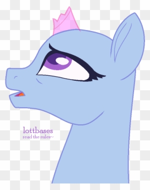 Edgy Horse By Lottbases - Mlp Tempest Shadow Base - Free Transparent ...
