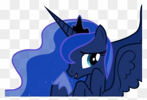 Mlp Vector Princess Luna By Azur Wing - Mlp Fim Luna Wings - Free ...