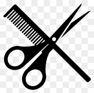 X Scissor And Comb Clip Art