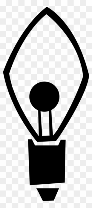 Vector Illustration Of Electric Light Bulb Symbol Of - Vector ...