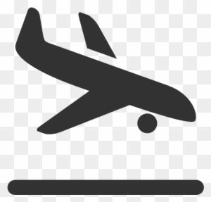 Airplane Landing Comments - Aeroplane Landing Symbol Png - Free ...