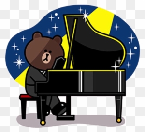 Brown And Cony In Lee Min Ho's Line Love - Stickers Brown Y Cony - Free Transparent PNG Clipart ...