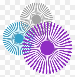 Blue Burst Flower Clipart - Yellow Flower Clip Art - Free Transparent ...