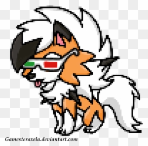 Pixel Dusk Doggo By Gamesteraxela - Lycanroc Dusk Pixel Art - Free ...