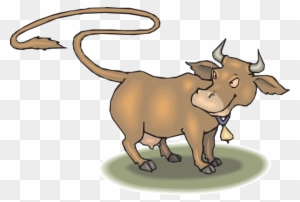 Evil Cartoon Cow - Free Transparent PNG Clipart Images Download