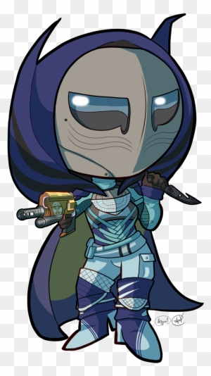Destiny 2 Chibi Drawing - Chibi Destiny - Free Transparent PNG Clipart ...