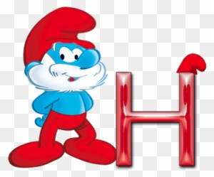 Free Alphabet, Smurf Alphabet, A-z, Png Graphics, Letter - Smurfs The ...
