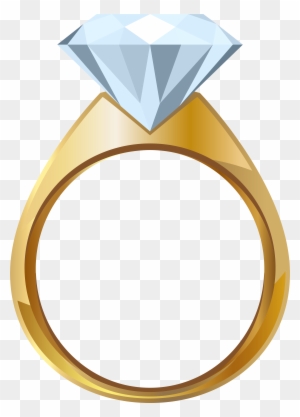 Diamond Clipart Jewelery - Gold Wedding Ring Png - Free Transparent PNG ...
