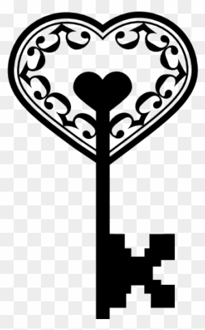 Heart Key Clip Art