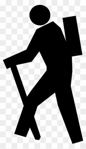 Man In Hike Vector - Hike Icon - Free Transparent PNG Clipart Images ...