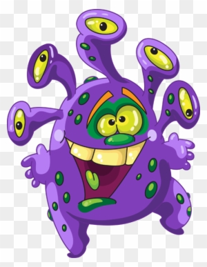 Funny Monster Clip Art - Circle - Full Size PNG Clipart Images Download