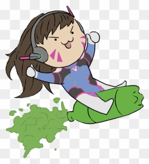 Diva Chibi By Hearthmired - Dva Chibi Png - Free Transparent PNG ...