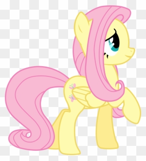 Mlp Fluttershy Happy Vector For Kids - Fluttershy Happy And Sad - Free ...