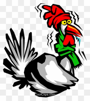 Cold Turkey Royalty Free Vector Clip Art Illustration - Cold Turkey ...