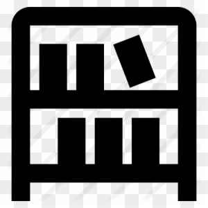 Bookshelf - Icon - Free Transparent PNG Clipart Images Download