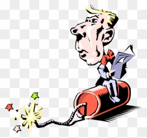 Vector Illustration Of Tnt Trinitrotoluene Dynamite - Dynamite Cartoon ...