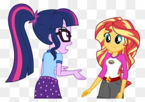 Absurd Res, Artist - Sunset Shimmer And Spike - Free Transparent PNG ...