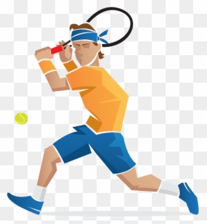 Free Tennis Player Vector Clip Art Image From Free - Tennis Player ...