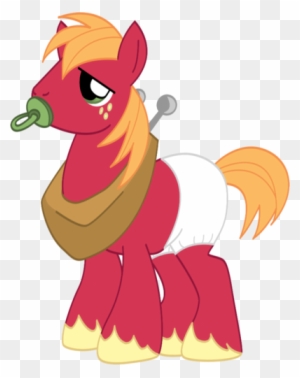 Fluffilyferret, Big Macintosh, Diaper, Diaper Fetish, - Mlp Big Mac ...