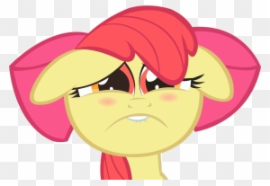 Sad Faced Apple Bloom By Creshosk-d45v31 - My Little Pony Apple Bloom ...
