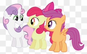 Scootaloo, Apple Bloom, And Sweetie Belle - My Little Pony Scootaloo In ...