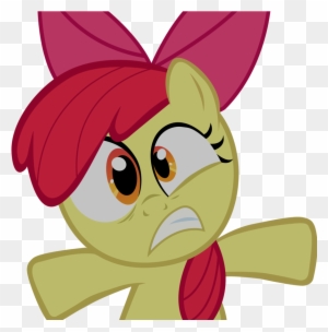 Applebloom Vector Scared - Discorded Applebloom - Free Transparent PNG ...