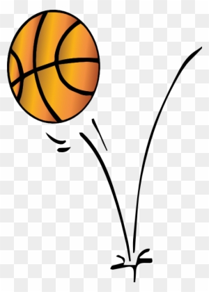 Sticker Bouncing Basketball Ball Cartoon Illustration, 55% OFF