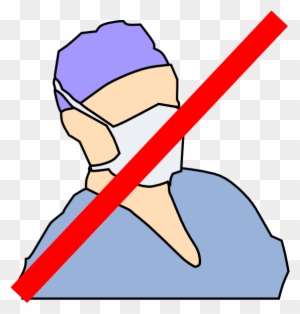 Doctor With Mask Not Available Clip Art At Clker - No Surgery Clipart ...