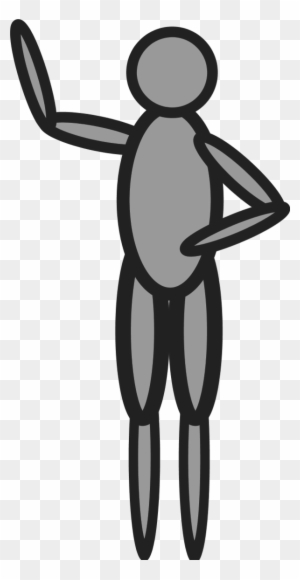 Doll Person Figure Waving Hand - Person Clip Art - Free Transparent PNG ...