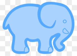Blue Clipart - Elephant Clip Art - Free Transparent PNG Clipart Images ...