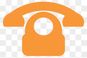 Phone Clipart Orange - Vector Telephone Icon - Free Transparent PNG ...