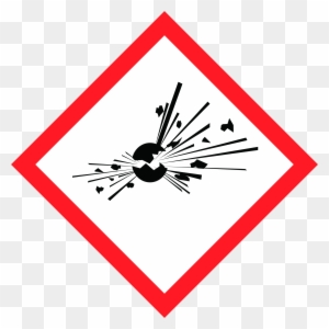 Ghs Pictograms Explosive - Free Transparent PNG Clipart Images Download