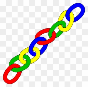 Color Chain Links Clip Art - Chain Links Clip Art - Free Transparent ...