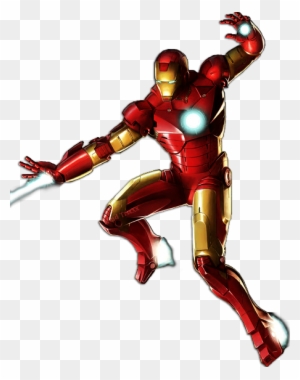 Iron Man Superhero Cartoon - Iron Man Animado Png - Free Transparent ...