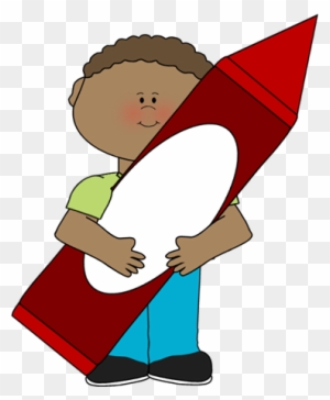 Top 91 Crayons Clip Art - Boy Holding Crayon Clipart - Free Transparent ...