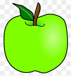 Green Delicious Apple Clip Art - Green Apple Cartoon Clipart - Free ...