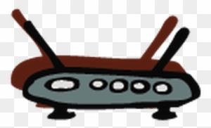 Internet Router - Orange - Free Transparent PNG Clipart Images Download