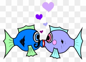 Kiss Fish Clipart Clip Art - Lips Kiss Clipart - Free Transparent PNG ...