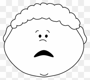 Black And White Scared Boy - Cartoon Black And White Happy - Free ...