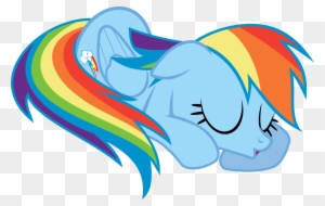 Sleeping Rainbow By Vunlinur Sleeping Rainbow By Vunlinur - Mlp Rainbow ...
