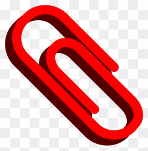 Paperclip2 Red - Paper Clip Red Png - Full Size PNG Clipart Images Download