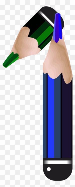 Pencil Number One Png Clipart Image - Drawing - Free Transparent PNG ...