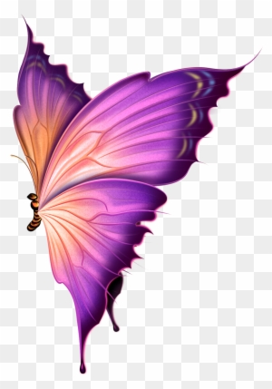 Pink And Purple Butterfly Clipart, Transparent PNG Clipart Images Free ...