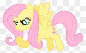 Surprised Fluttershy By Jailboticus Vector - Mlp Base Fluttershy Angry ...