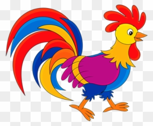 Colorful Rooster Clip Art - Rooster Clip Art - Free Transparent PNG ...