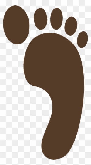 Footprint Clipart Brown - Brown Shoe Print Clipart - Free Transparent ...