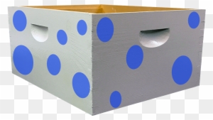 Blue Polka Dot Bee Box Decal Kit - Circle - Free Transparent PNG ...