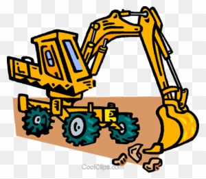 Heavy Equipmentfront End Loader Royalty Free Vector - Cartoon Picture ...
