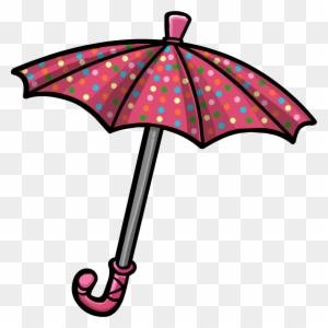Blue Polka Dot Umbrella - Polka Dot Umbrella Clipart - Free Transparent ...